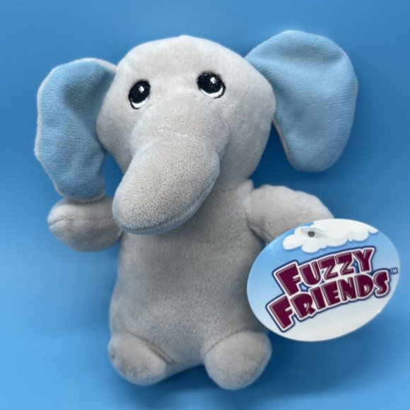 Fuzzy Friends | Toys | Greenbrier Small 6 Gray Elephant Plush Baby Toy ...